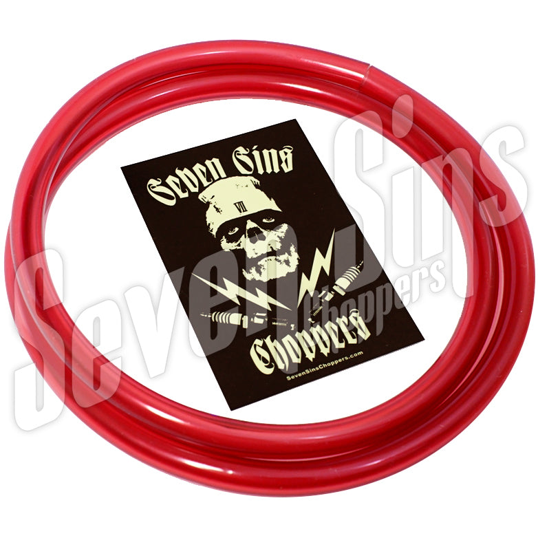 FUEL LINE High Octane Red 1/4" ID or 3/8" ID – SEVEN SINS & NOISE